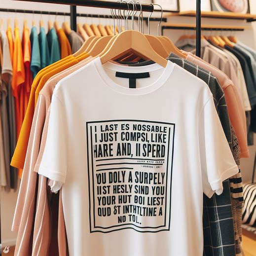 The Art of Text Shirts: Printing, Typography, and Seamless Transfers ...